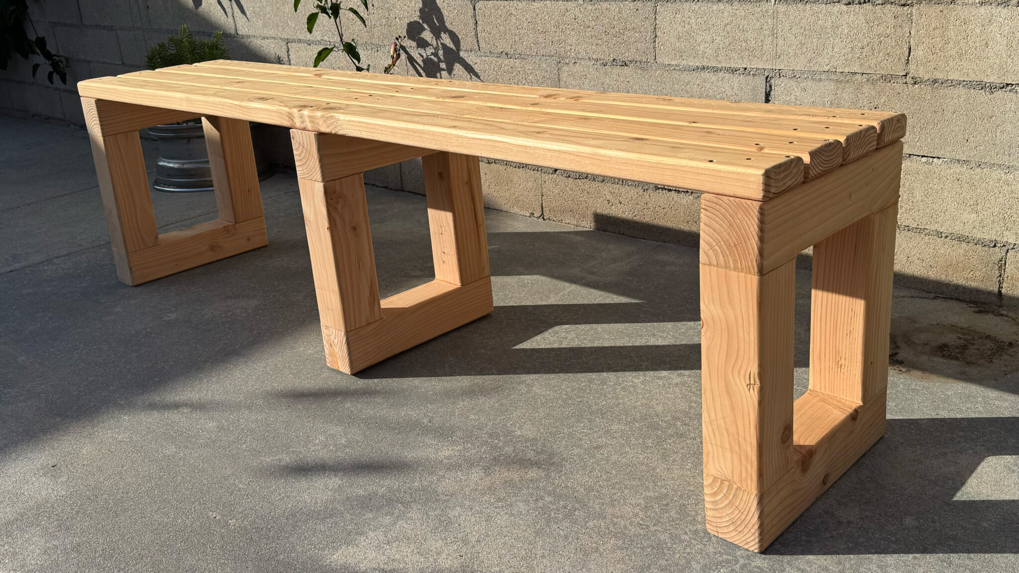 Modern Outdoor Bench - Jeremy Schuler